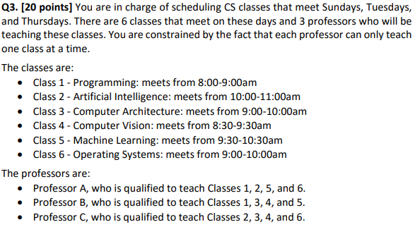 c. Solve this CSP using the following strategies. | Chegg.com