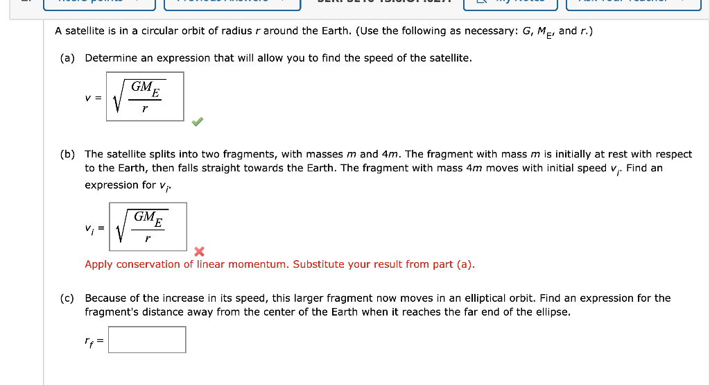 Solved ΘΕΤΙΚΕΤ ΤΟΙΙΙΟΙΤ Ι A satellite is in a circular orbit | Chegg.com