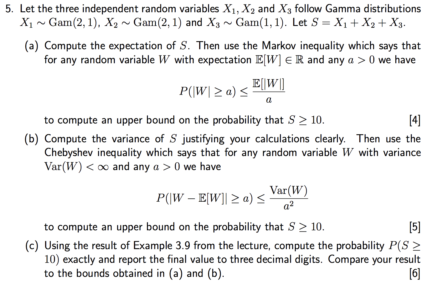 Solved Let the three independent random variables X1,X2 and | Chegg.com