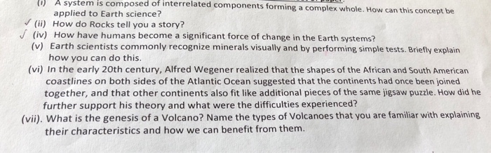 Solved ) A system s composed of interrelated components | Chegg.com