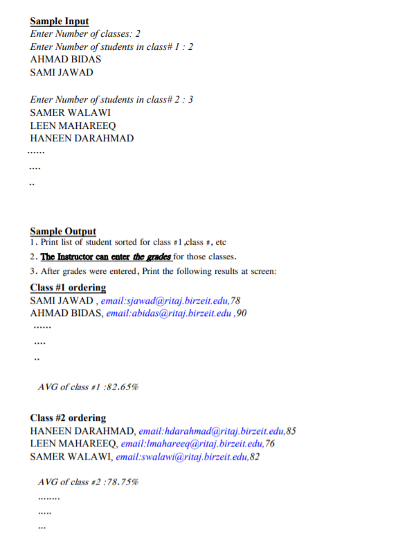Solved I need a solution that doesn't use extra classes from | Chegg.com
