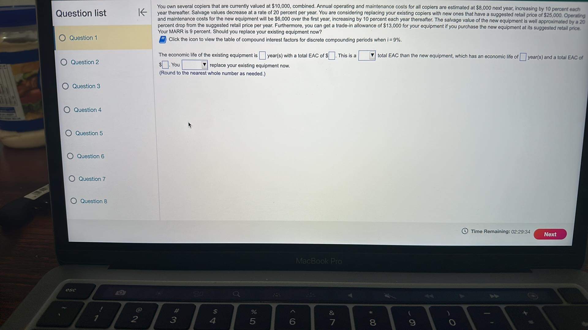 Solved Question list Question 1 Question 2 Question 3 | Chegg.com