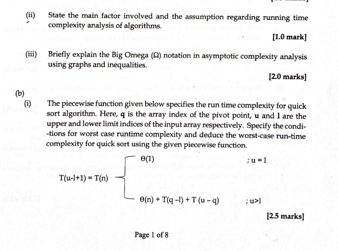 Solved (ii) State the main factor involved and the | Chegg.com