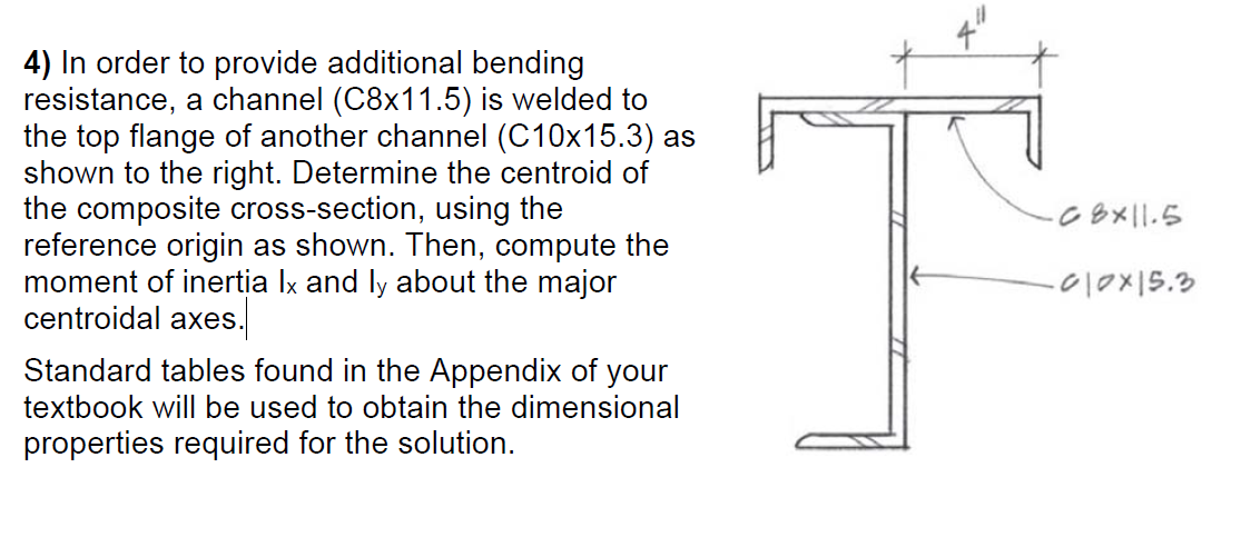 Solved 4" 4) In order to provide additional bending | Chegg.com