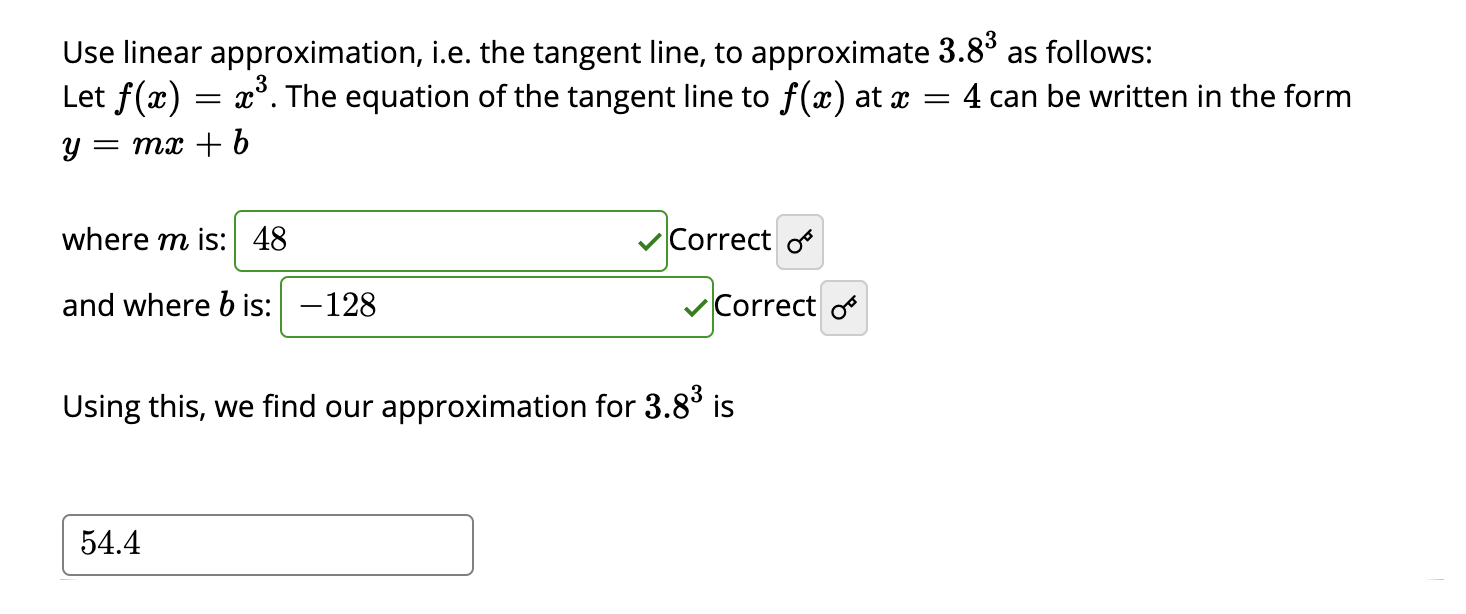 Solved Use Linear Approximation I E The Tangent Line To
