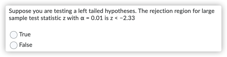 Solved Suppose you are testing a right tailed hypotheses. | Chegg.com
