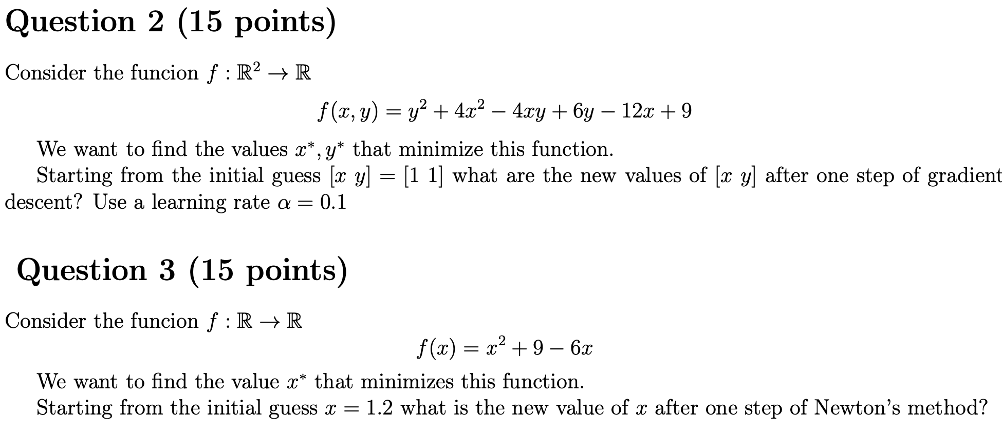 Solved Consider the funcion f:R2→R | Chegg.com