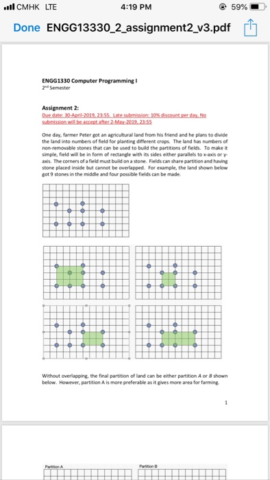 l CMHK LTE 4:19 PM @ 59%-- Done ENGG13330 2 | Chegg.com