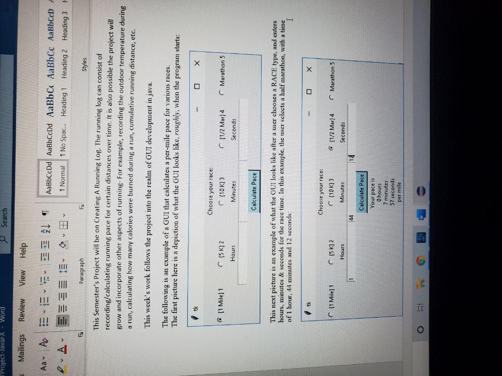 Solved Project-JavaFX Word Search Mailings Review View Help | Chegg.com