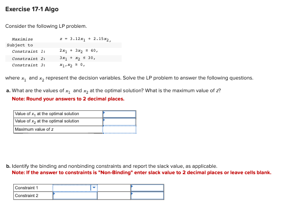 c. Report the shadow price and range of feasibility | Chegg.com