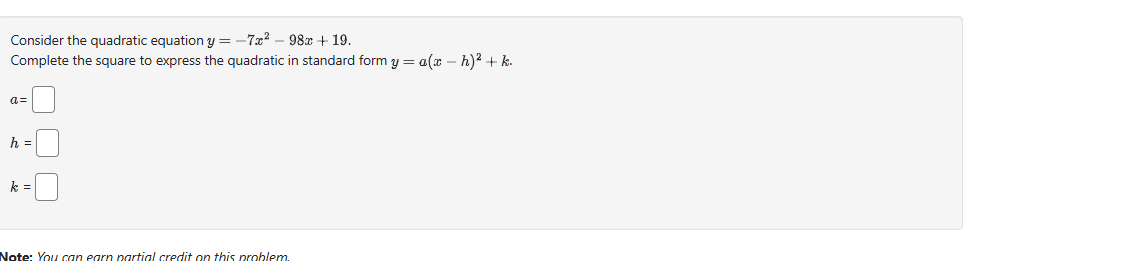 Solved Consider the quadratic equation | Chegg.com