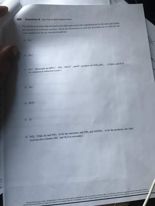 Solved Name Experiment 30 Advance Study Assignment: | Chegg.com