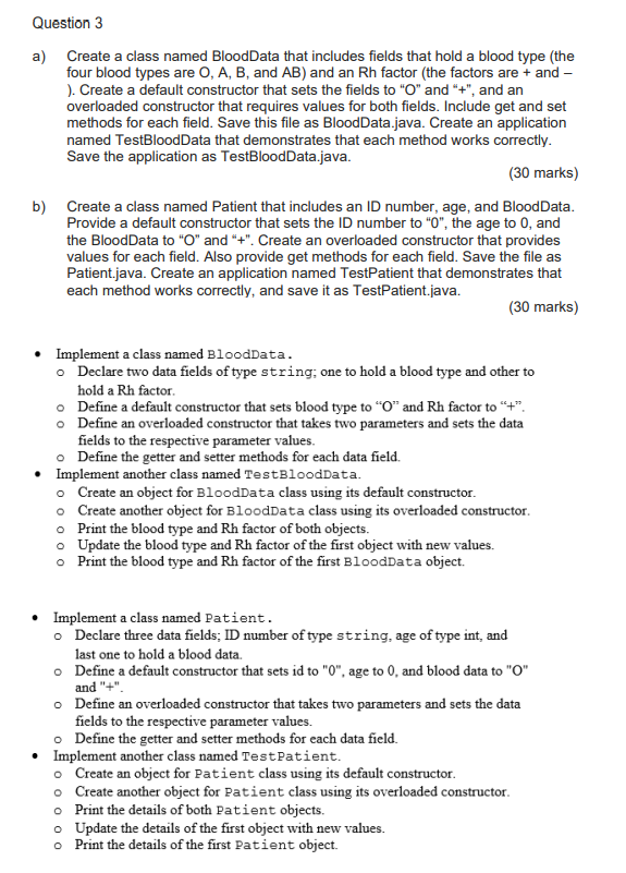 Solved Assignment Requirements You Are Supposed To Write 