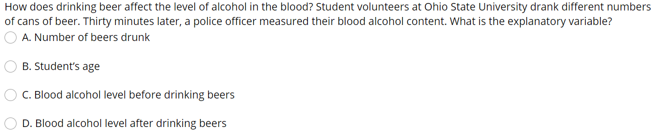 Solved Which of the following is the best example of | Chegg.com
