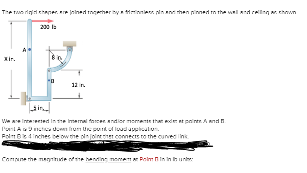 Solved The two rigid shapes are joined together by a | Chegg.com