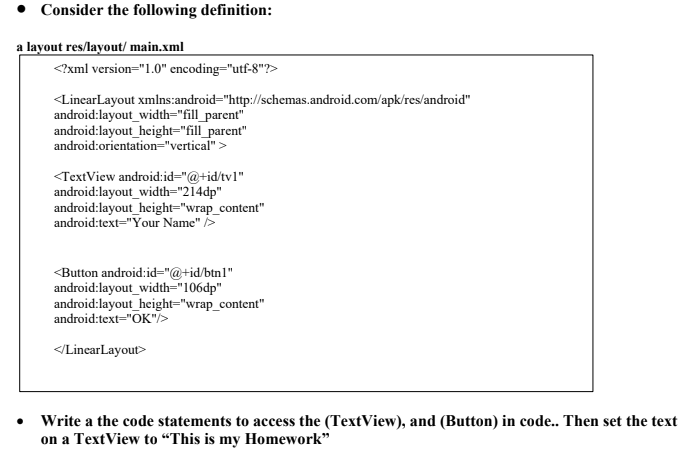 Solved - Consider the following definition: a layout | Chegg.com