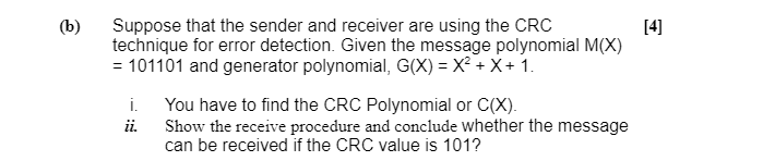 Solved Suppose that the sender and receiver are using the | Chegg.com