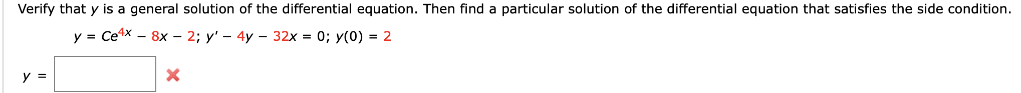 Solved Verify that y is a general solution of the | Chegg.com