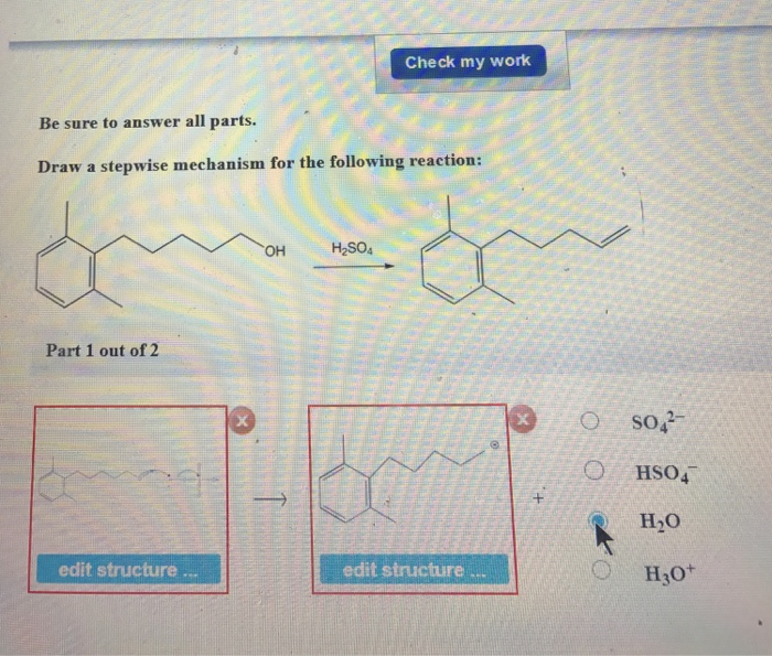 Solved Draw a stepwise mechanism for the following reaction: | Chegg.com