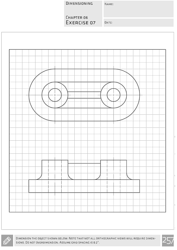 Solved DIMENSIONING NAME: CHAPTER 06 EXERCISE 07 DATE | Chegg.com