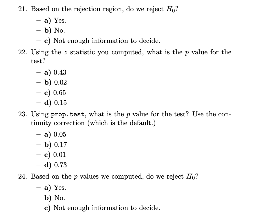 Solved Large sample inference for a single proportion. Let p | Chegg.com