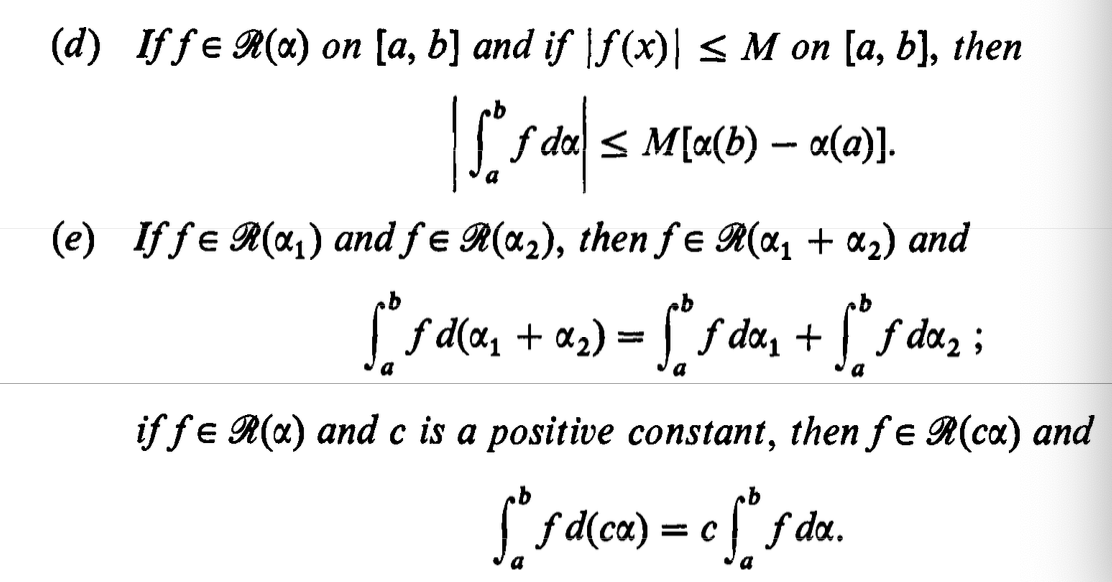 Solved d) Iff ∈R(α) on [a,b] and if ∣f(x)∣≤M on [a,b], then | Chegg.com
