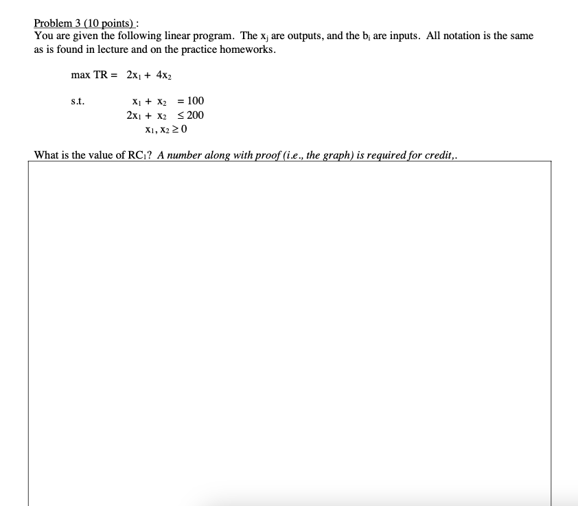 Solved Problem 3 (10 points): You are given the following | Chegg.com