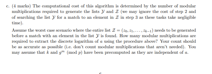 Problem 8 — An Algorithm For Extracting Discrete
