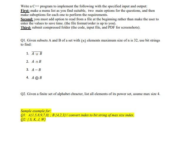 Solved (( JAVA OR C++ )) please i want the | Chegg.com Solved (( JAVA OR C++ )) please i want the | Chegg.com