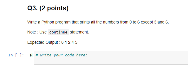 Solved This is for Python Q1. (2 points) Write the following | Chegg.com