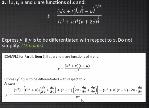 Solved LESSONS: BASIC DIFFFERATITION RULES THE CHAIN RULE OF | Chegg.com