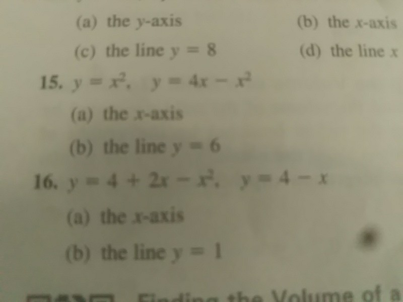 Solved Finding the Volume of a Solid In Exercises 13-16, | Chegg.com