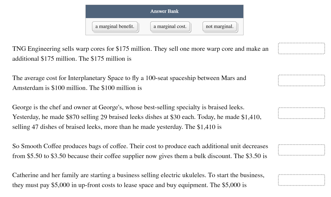Solved TNG Engineering sells warp cores for $175 million. | Chegg.com