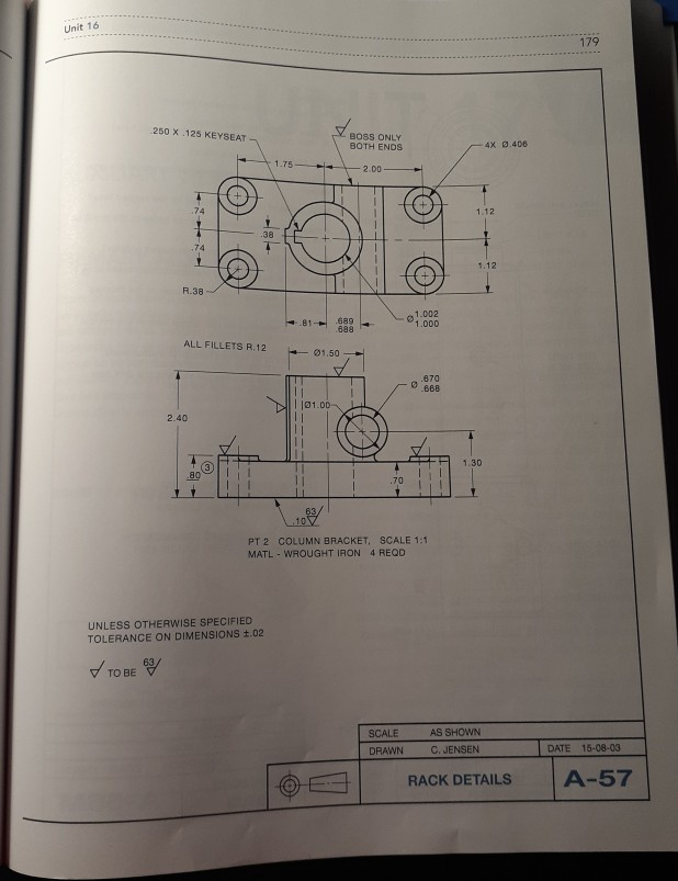 Solved Question 1 through 24 pages 178, Drawing A-57 ( | Chegg.com