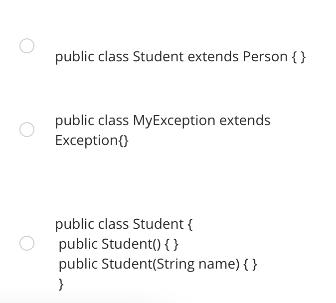 Solved Person harry = new PersonSubClass(); public class | Chegg.com