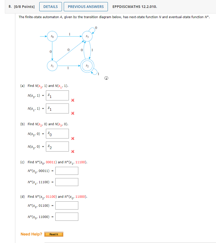 Solved 8. [0/8 Points] DETAILS PREVIOUS ANSWERS EPPDISCMATH5 | Chegg.com