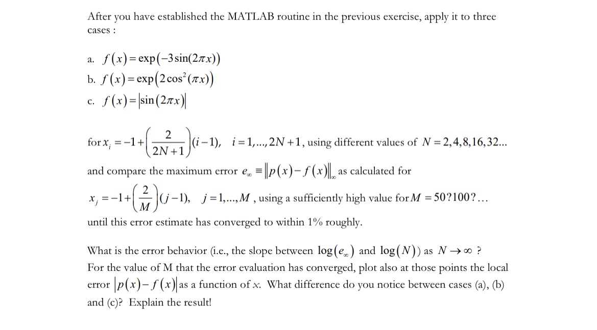 Solved Fourier Interpolation of Periodic Functions In this | Chegg.com
