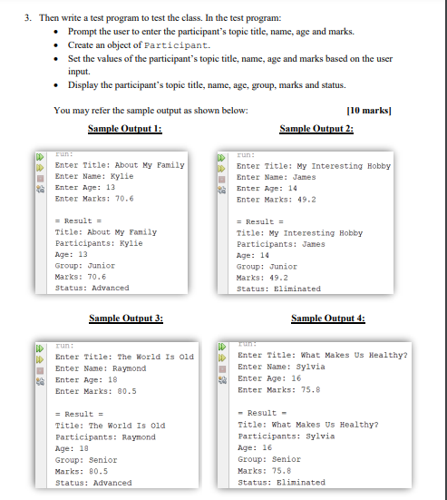 Solved Below are the requirements for a program to identify | Chegg.com