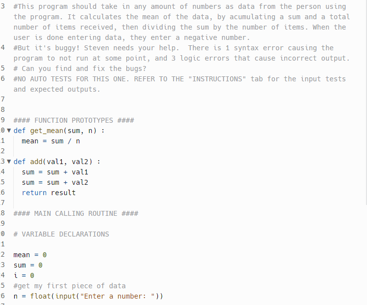 Solved Full points if the program produces the expected | Chegg.com