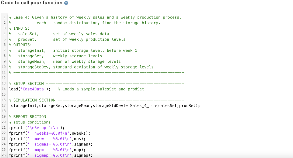 Solved Given weekly sales data and a variable production | Chegg.com