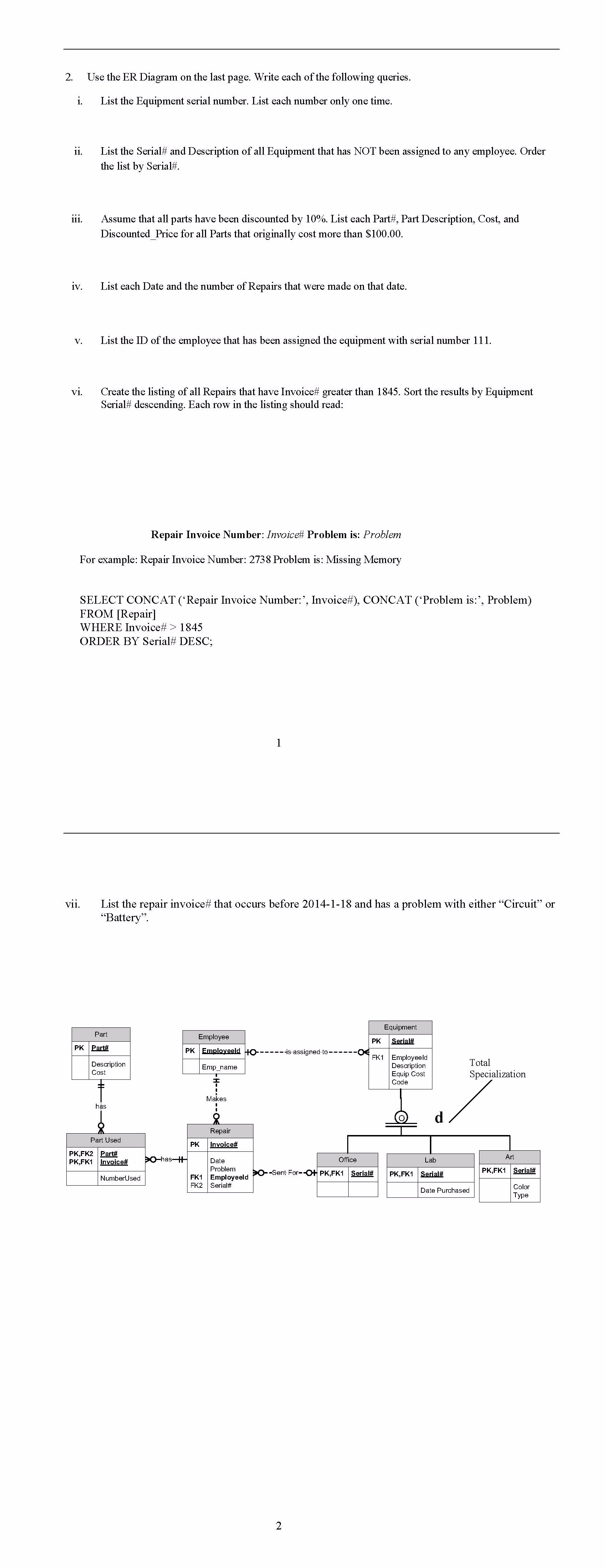 Solved Please answer the questions for the assignment | Chegg.com