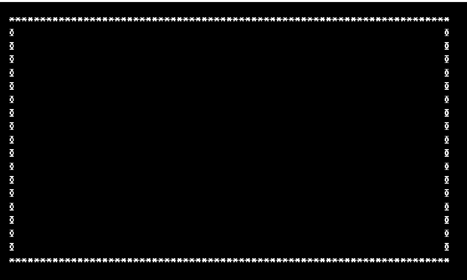 Solved C Programming: Using a 2D array, create a box in | Chegg.com