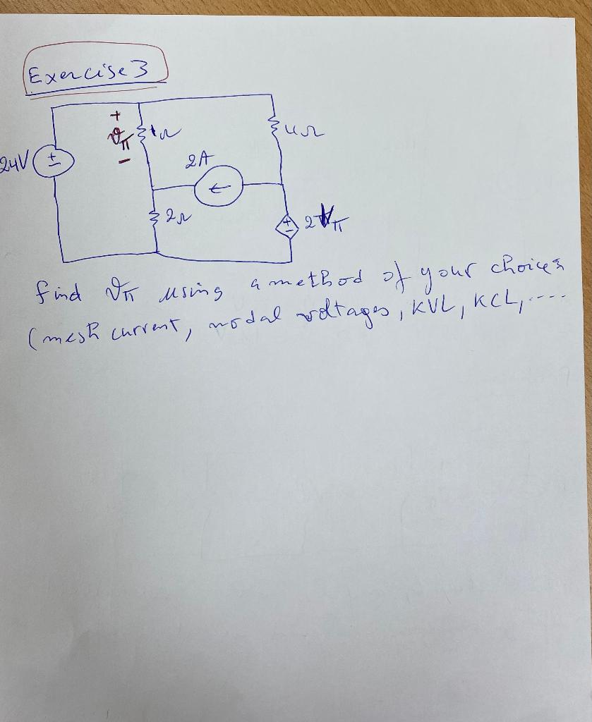 Solved Exercise 3 find Vπ using a method of your choici | Chegg.com