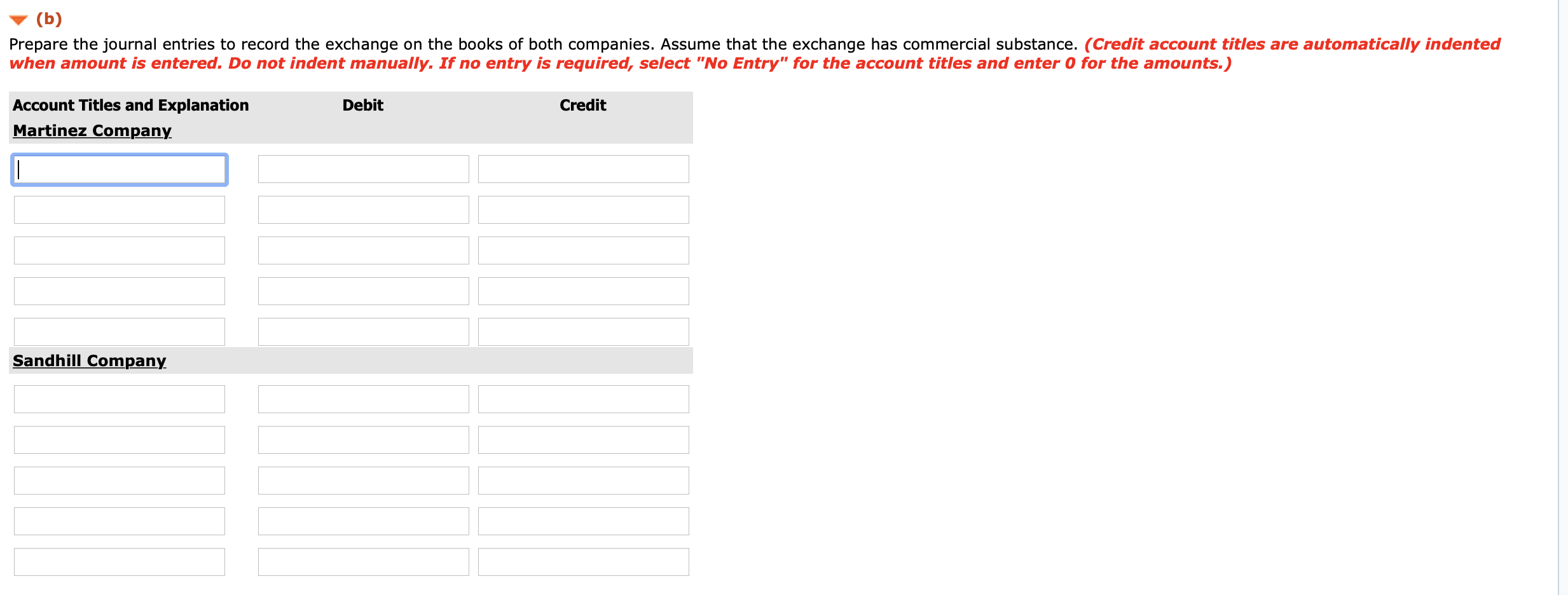 Solved Exercise 10-19 (Part Level Submission) Martinez | Chegg.com