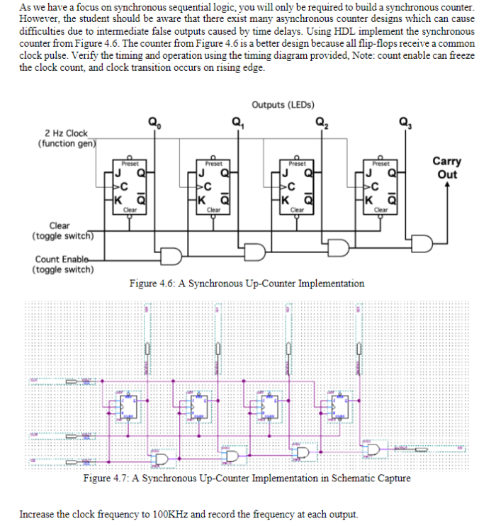 Solved As We Have A Focus On Synchronous Sequential Logic 