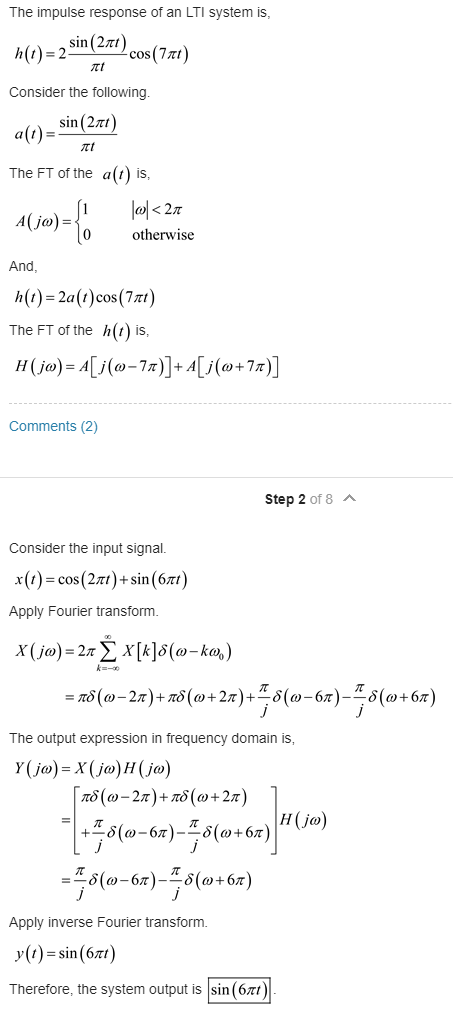 Solved Hei, Signal and systems 2nd edition chapter 4 problem | Chegg.com