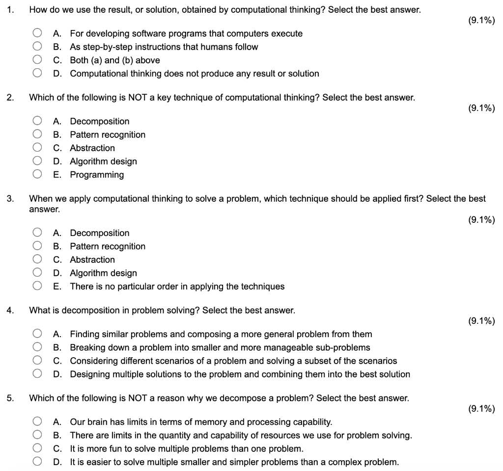 Solved 1. How do we use the result, or solution, obtained by | Chegg.com