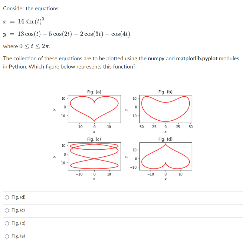 Solved Consider the equations: | Chegg.com