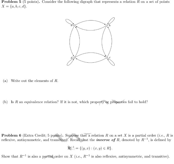 Solved Discrete Mathematics: Please answer | Chegg.com