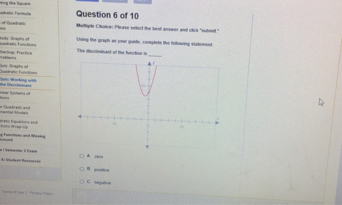 Solved Using the graph as your guide, complete the following | Chegg.com